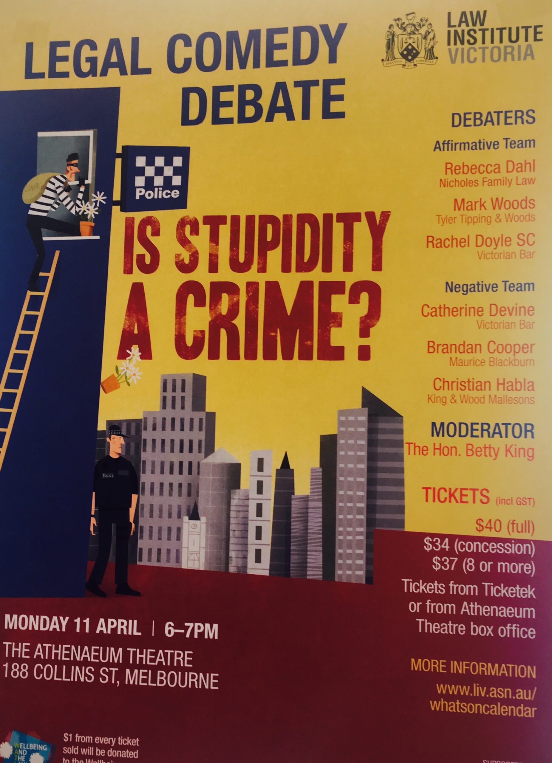 Annual Law Institute of Victoria Legal Comedy Debate - Nicholes Family Law
